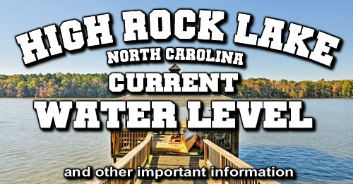 High Rock Lake Water Level